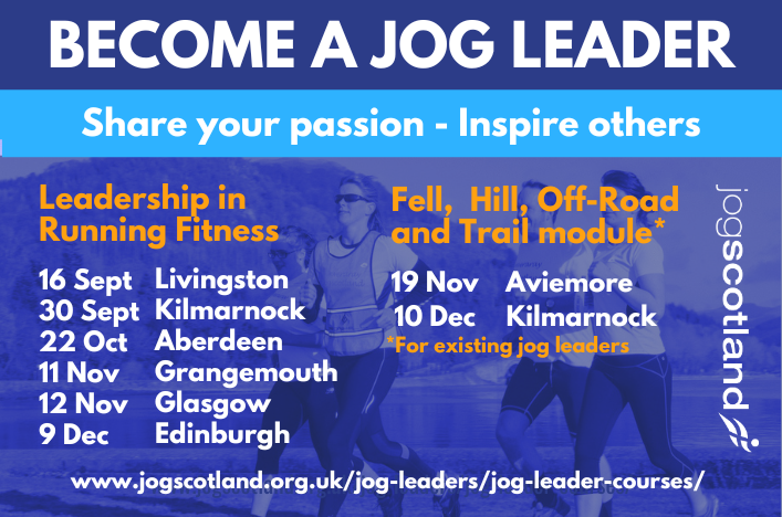 Share your passion for running - train as a jog leader! - Jog Scotland
